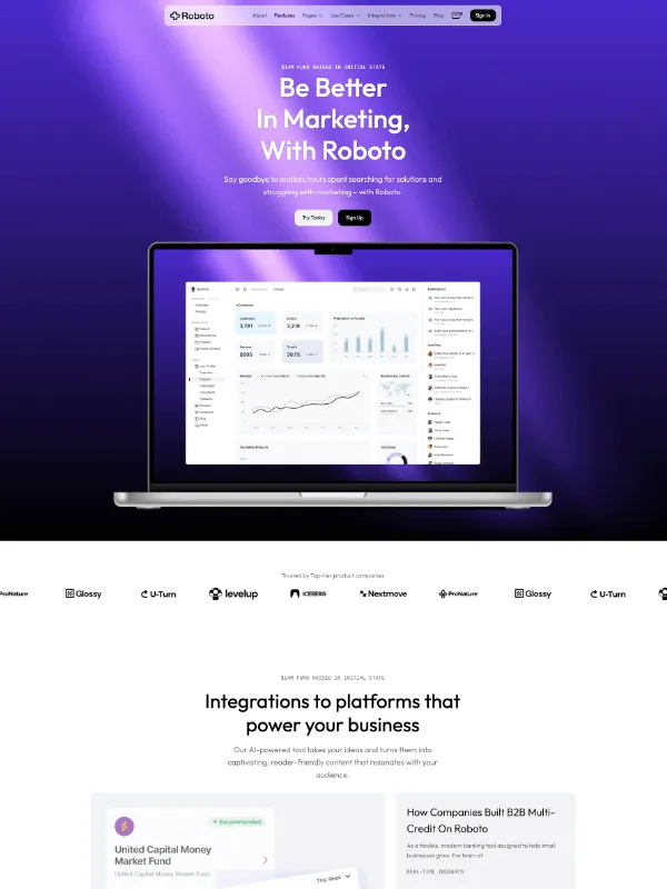 Roboto - Webflow Ecommerce website template