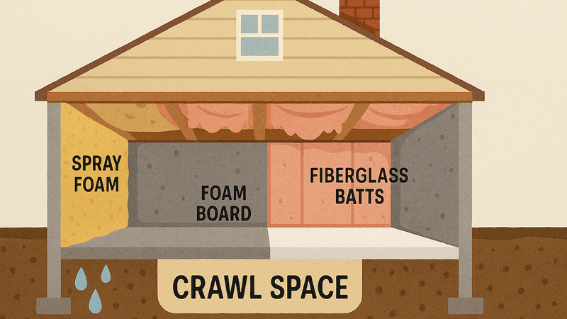 Best Crawl Space Insulation Material (Pros, Cons & Costs Explained ...