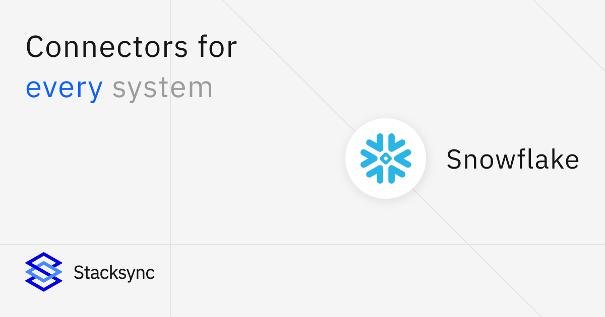 Snowflake and Microsoft Dynamics 365 Integration | Stacksync