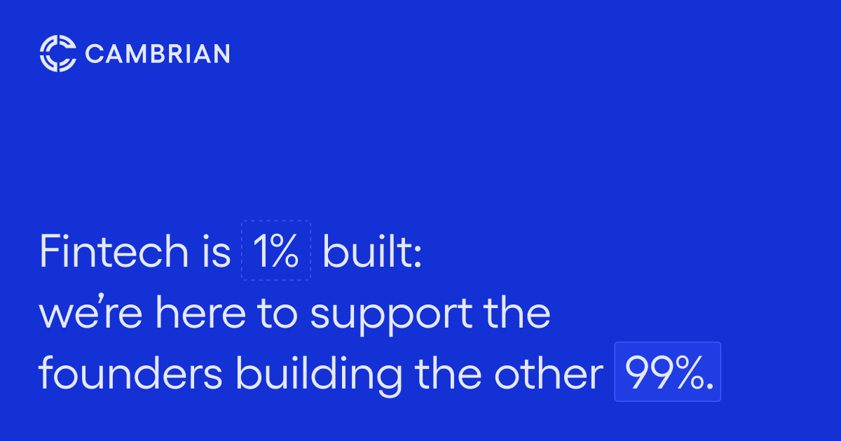 Cambrian | Solo GP - Early Stage US Fintech