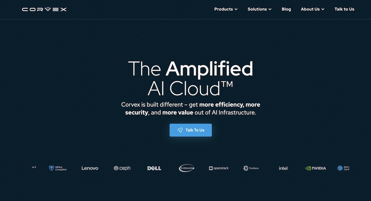 Corvex | Next-Gen AI Cloud Computing