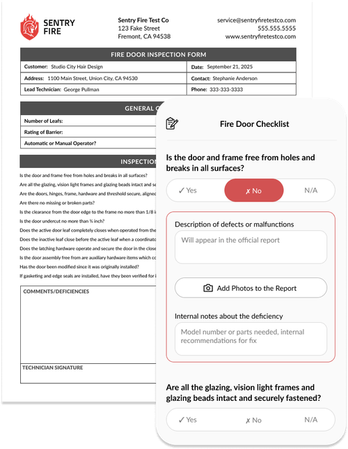 Fire Door Inspection Software
