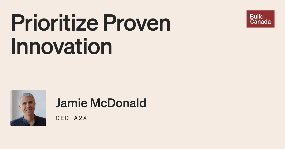 Prioritize Proven Innovation
