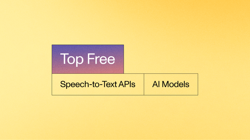 The top free Speech-to-Text APIs, AI Models, and Open Source Engines