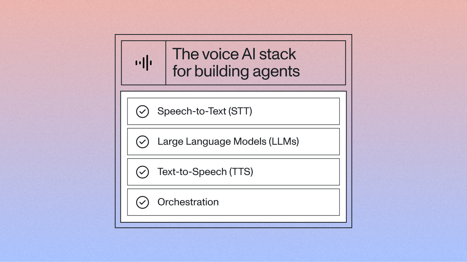 The voice AI stack for building agents in 2026