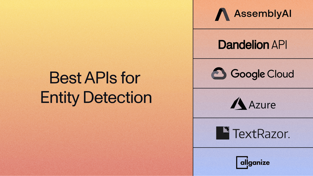 6 best named entity recognition APIs for entity detection
