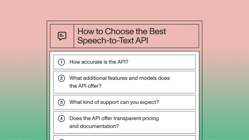 The top free Speech-to-Text APIs, AI Models, and Open Source Engines