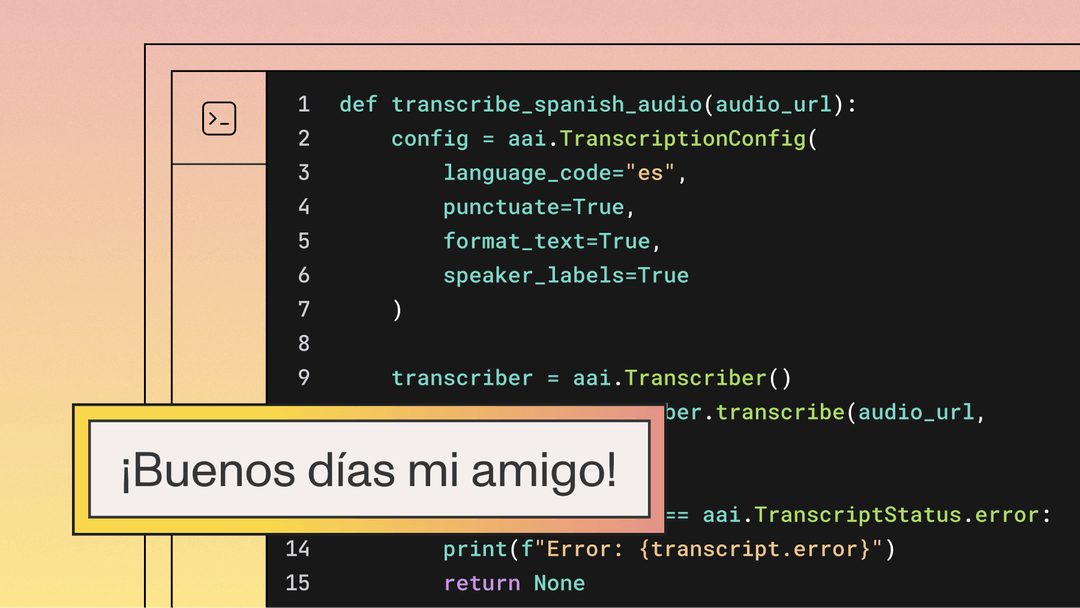 Audio Transcription in Spanish, French & German