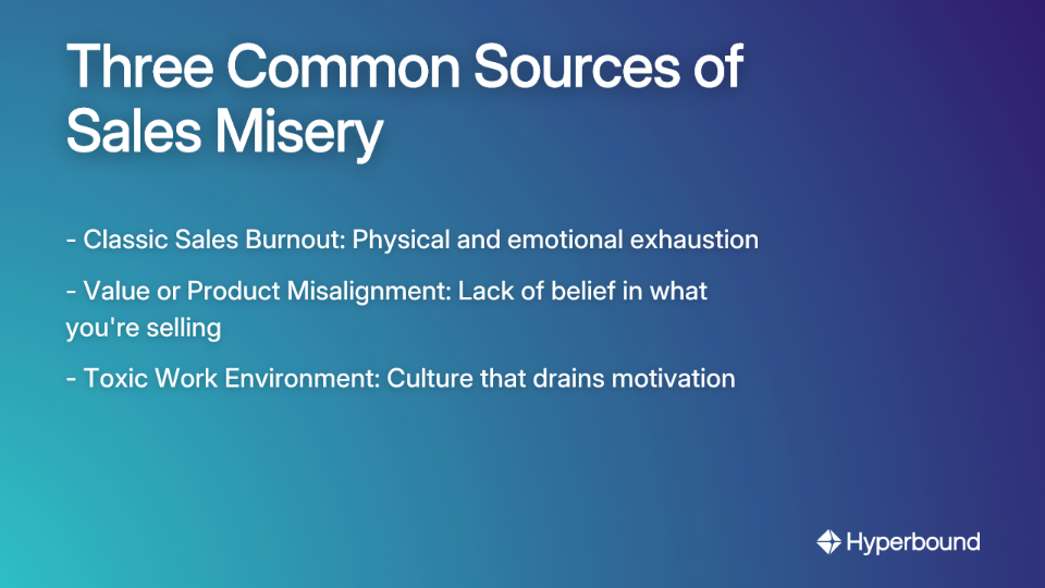 Hitting Target But Feeling Empty? How to Fix Sales Misery