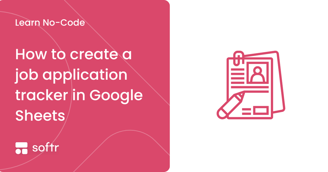 How to create a job application tracker in Google Sheets