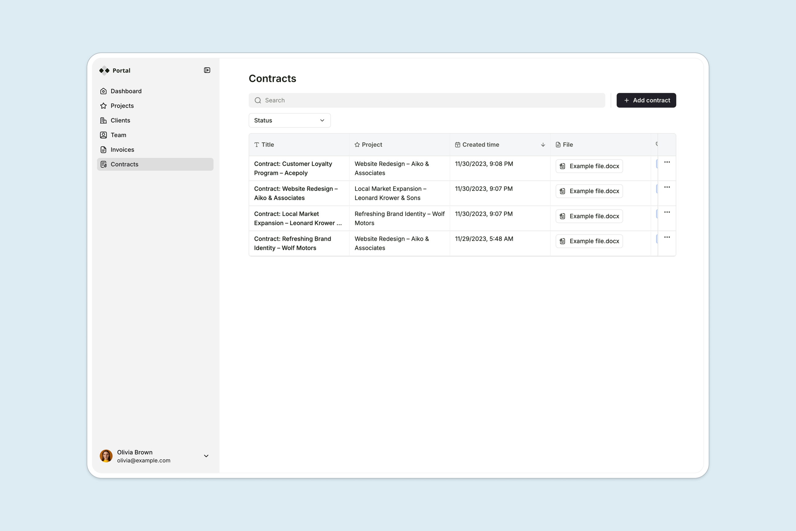 Free Client Portal Template | Softr
