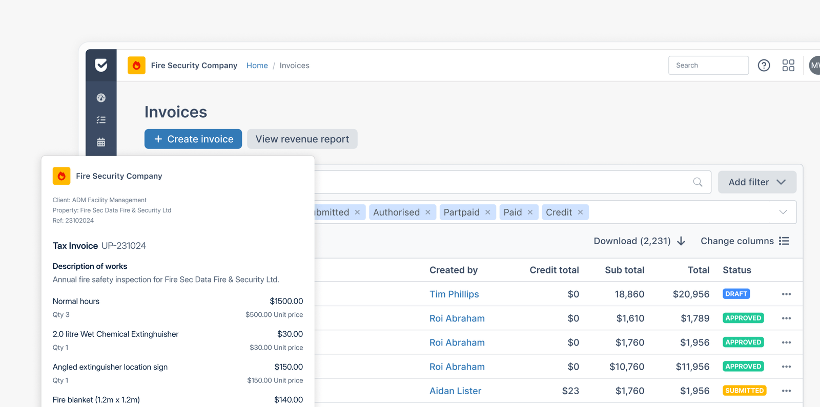 Fire Safety Software | Uptick Australia