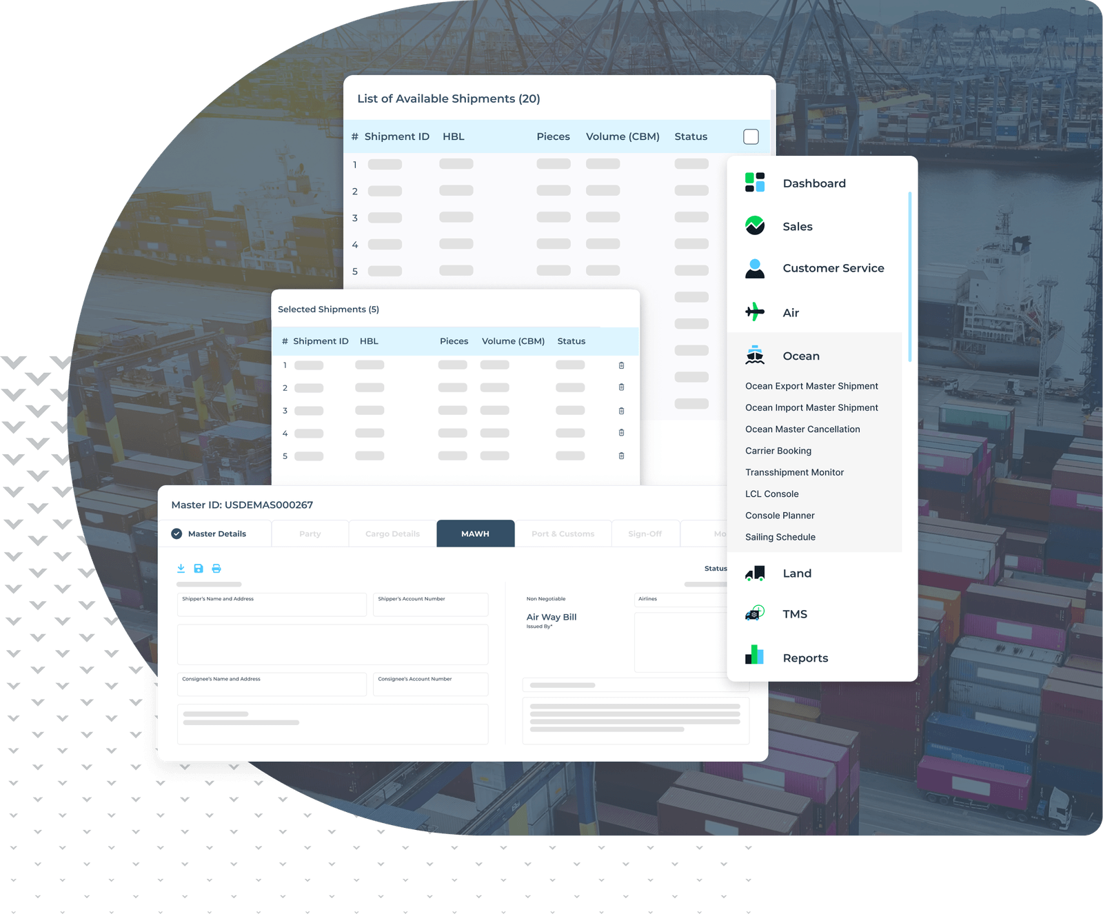 Freight forwarding ERP software for Logistic Companies | Newage