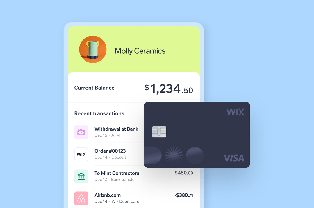 Unit | Wix Checking, powered by the Unit platform