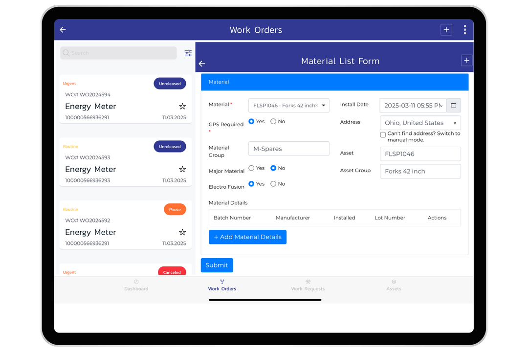 Digitize manual inspections using Digital Forms