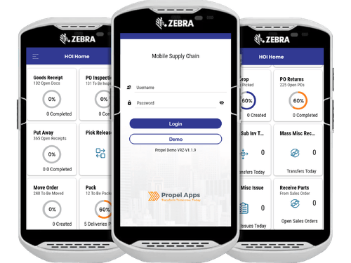 Explore our license-free mobile supply chain application