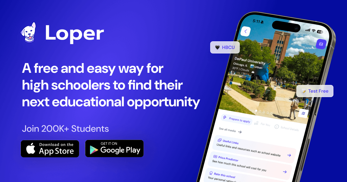 Loper | Find the Right College & Plan For the Future