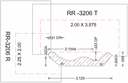 Moulding Profile RR3104 | 3.536 |Root River Hardwoods