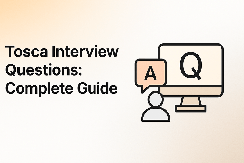 Tosca Interview Questions: Complete Guide