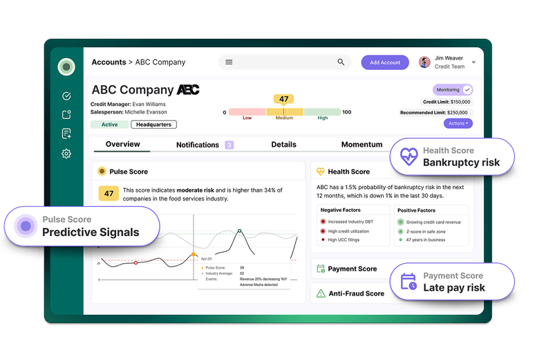 CreditPulse - AI Credit Management Software for B2B Distributors