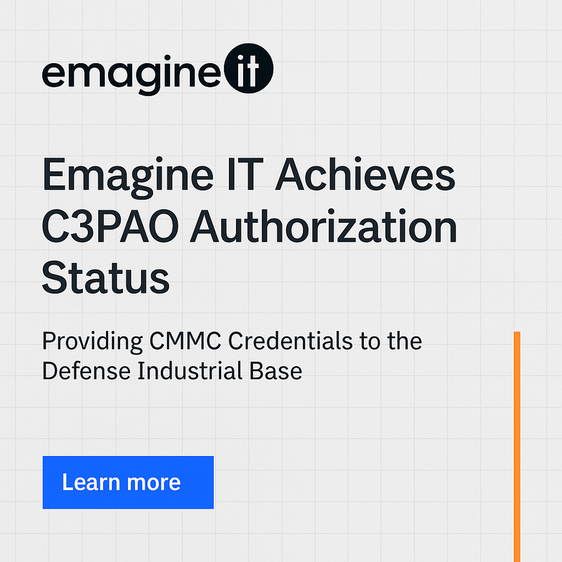 Emagine IT - Emagine IT Secures Prestigious C3PAO Authorization Status