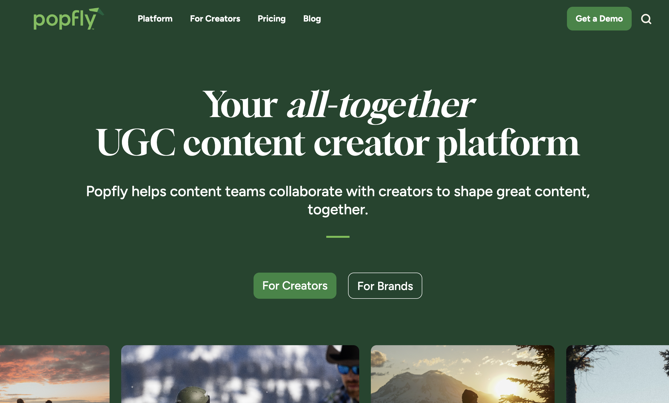 UGC Platform for Brands & Creators | Popfly
