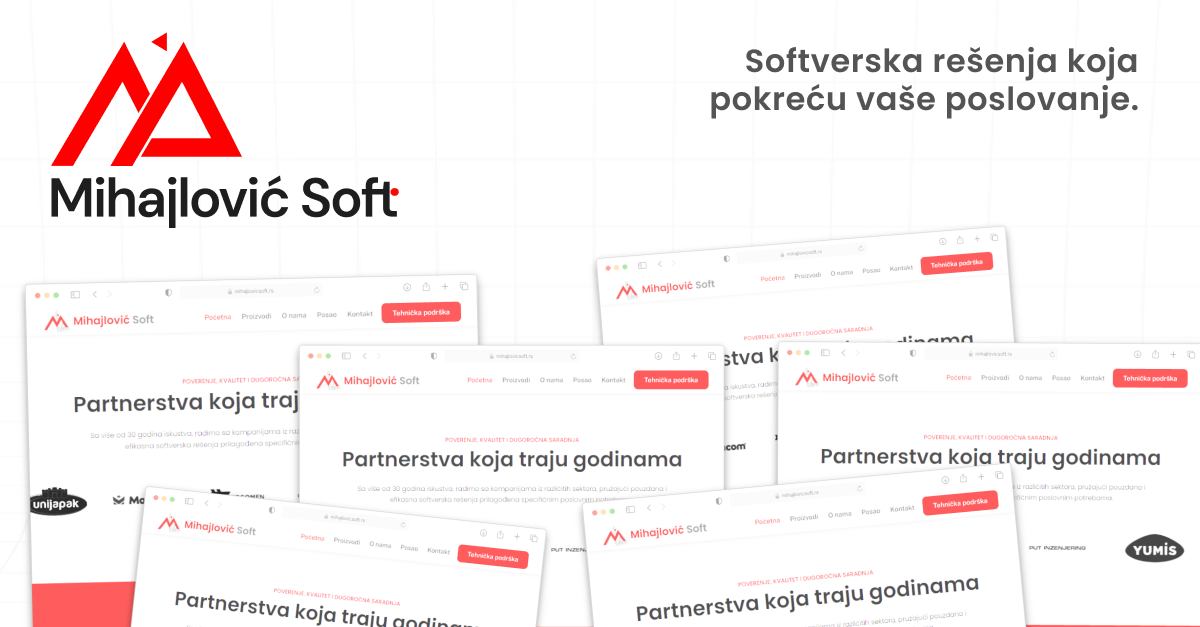 Tehnička Podrška | Mihajlović Soft Softverska Rešenja