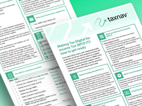 Making Tax Digital for Income Tax: a simple guide to getting ready - TaxNav