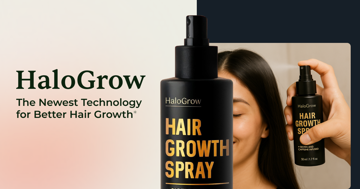 HaloGrow Hair Spray for Effortless Hair Growth