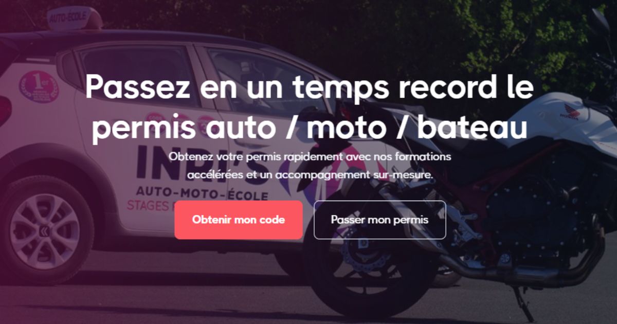 Passez votre permis auto en accéléré avec INRI’S Formations