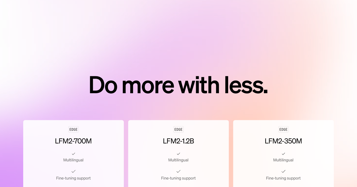 Liquid Foundation Models | Liquid AI