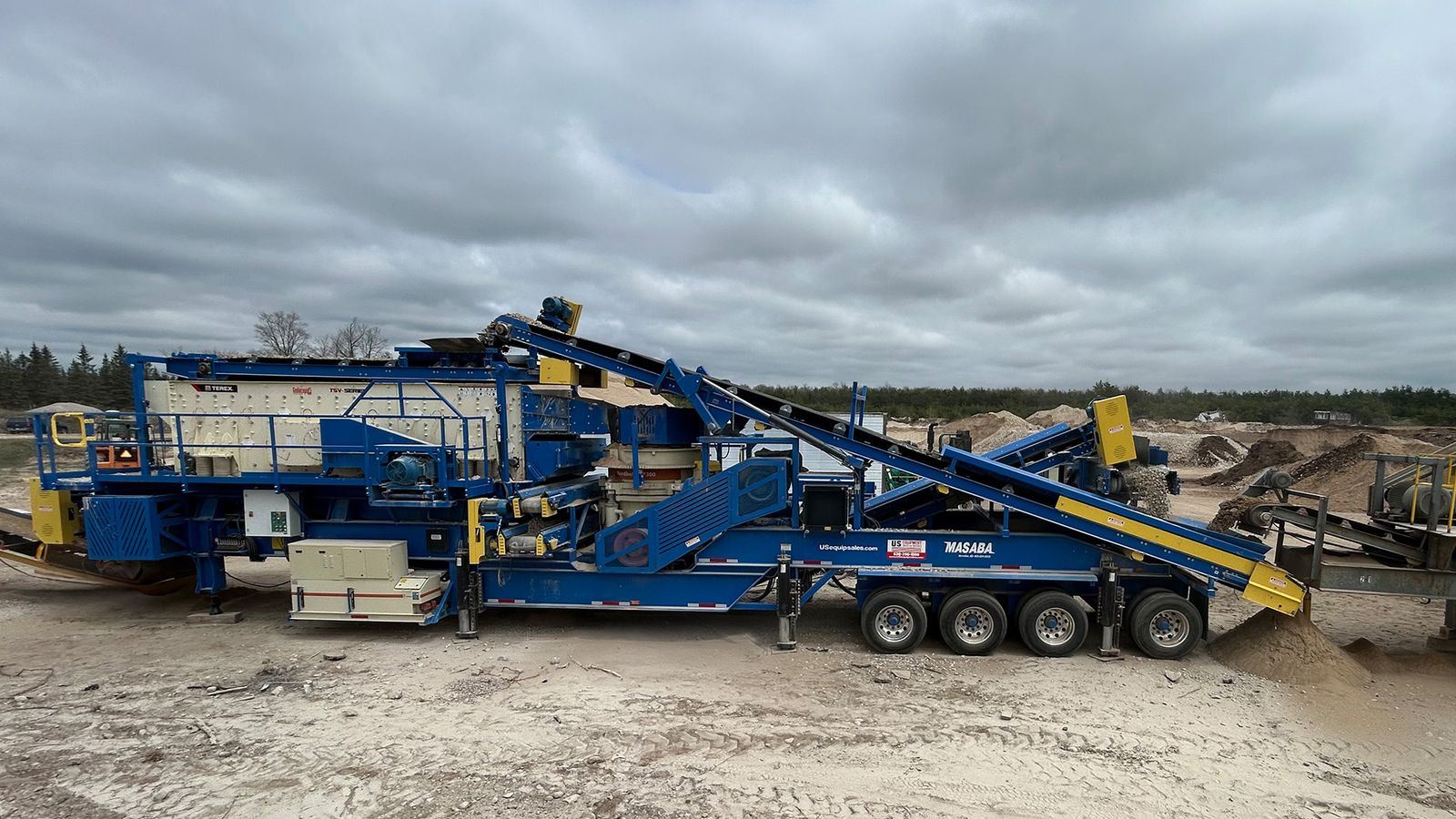 McCloskey 512R wheeled trommel Hands on | US Equipment Sales