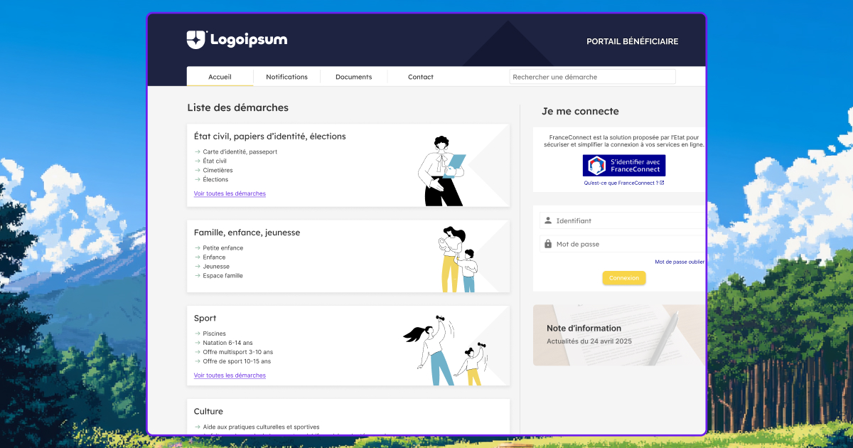 Logiciel de gestion de la relation client avec portail - Efalia
