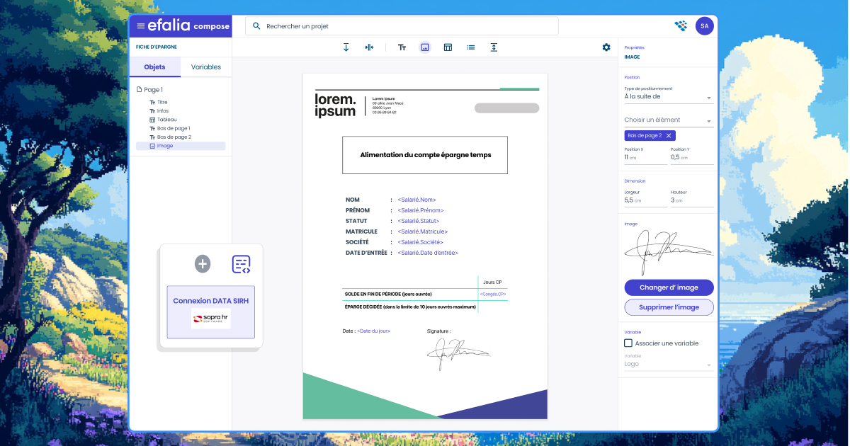 Publishing software - Output Management - Efalia