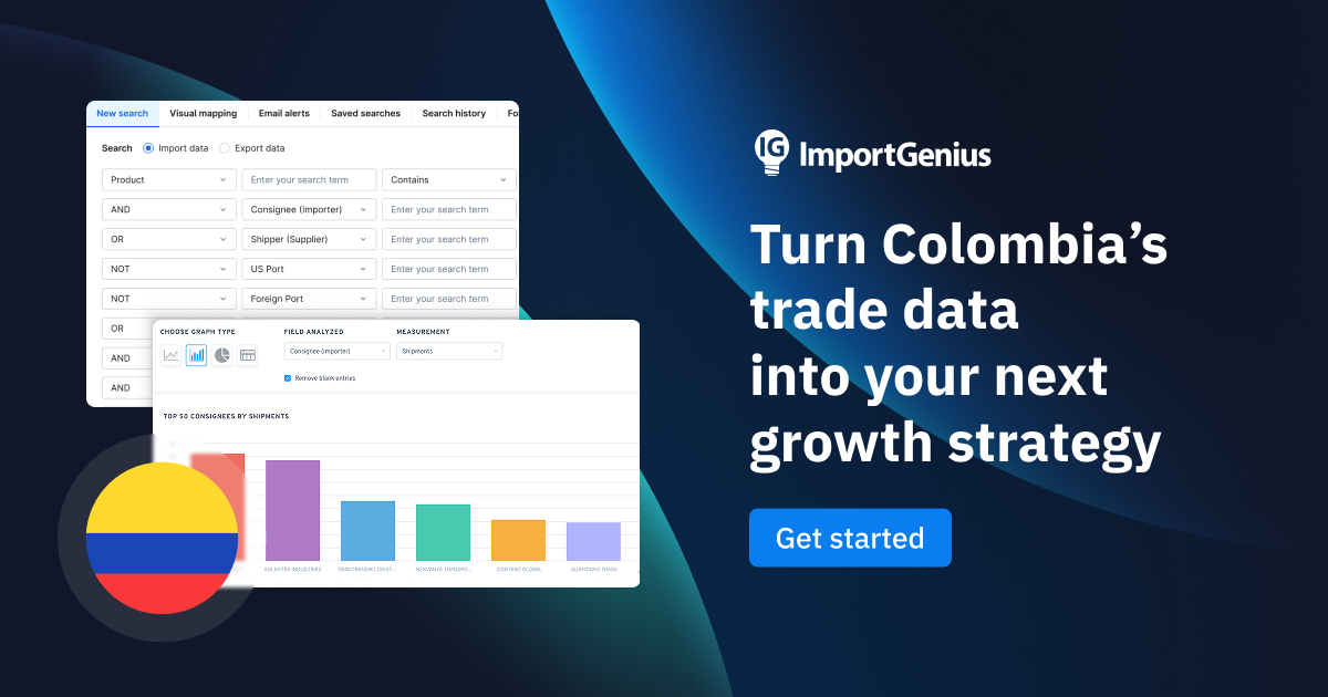 Colombia Shipping Data - Official Trade Records | ImportGenius