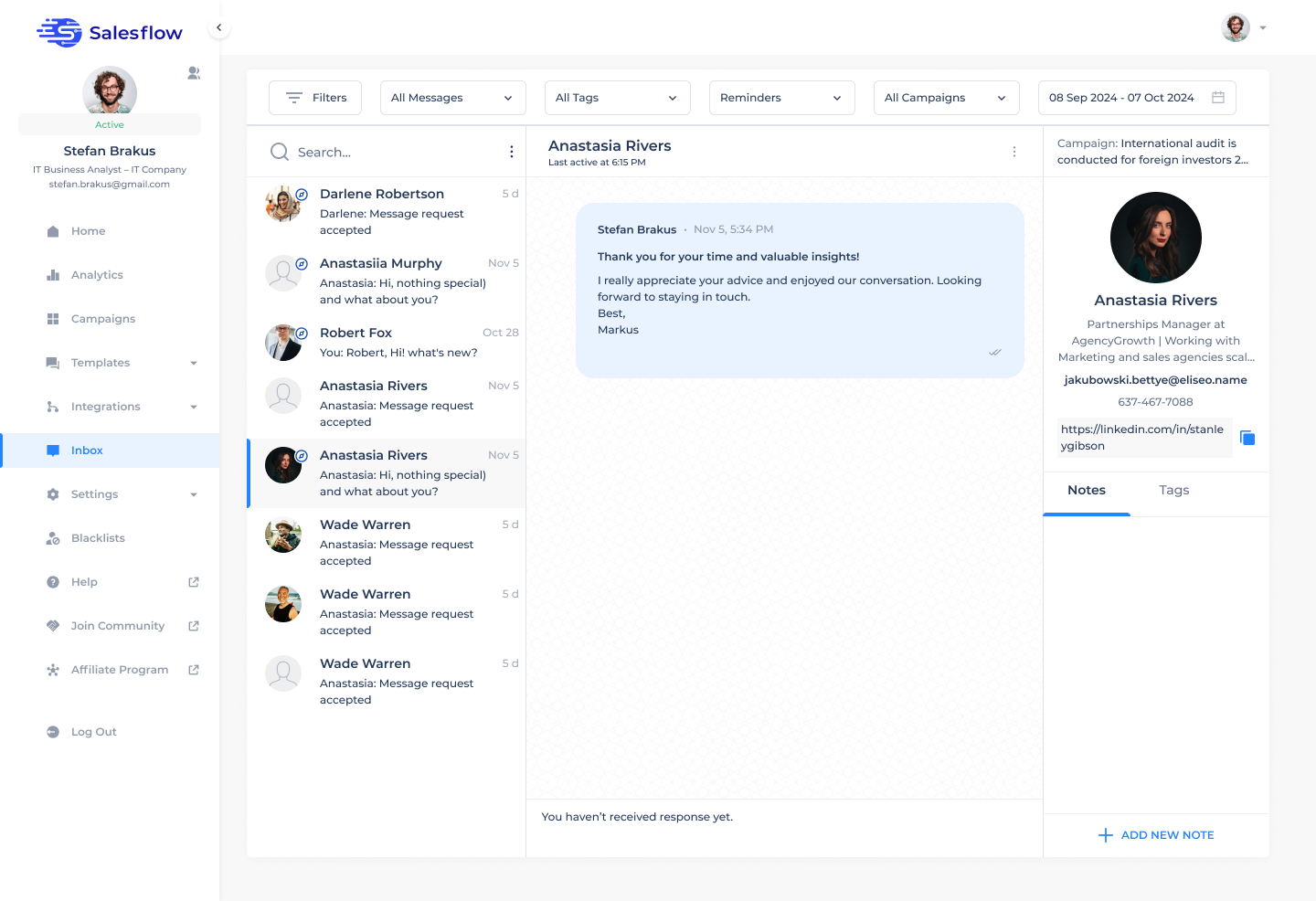 LinkedIn Inbox Management: A-Z About Unified Inbox for Outreach