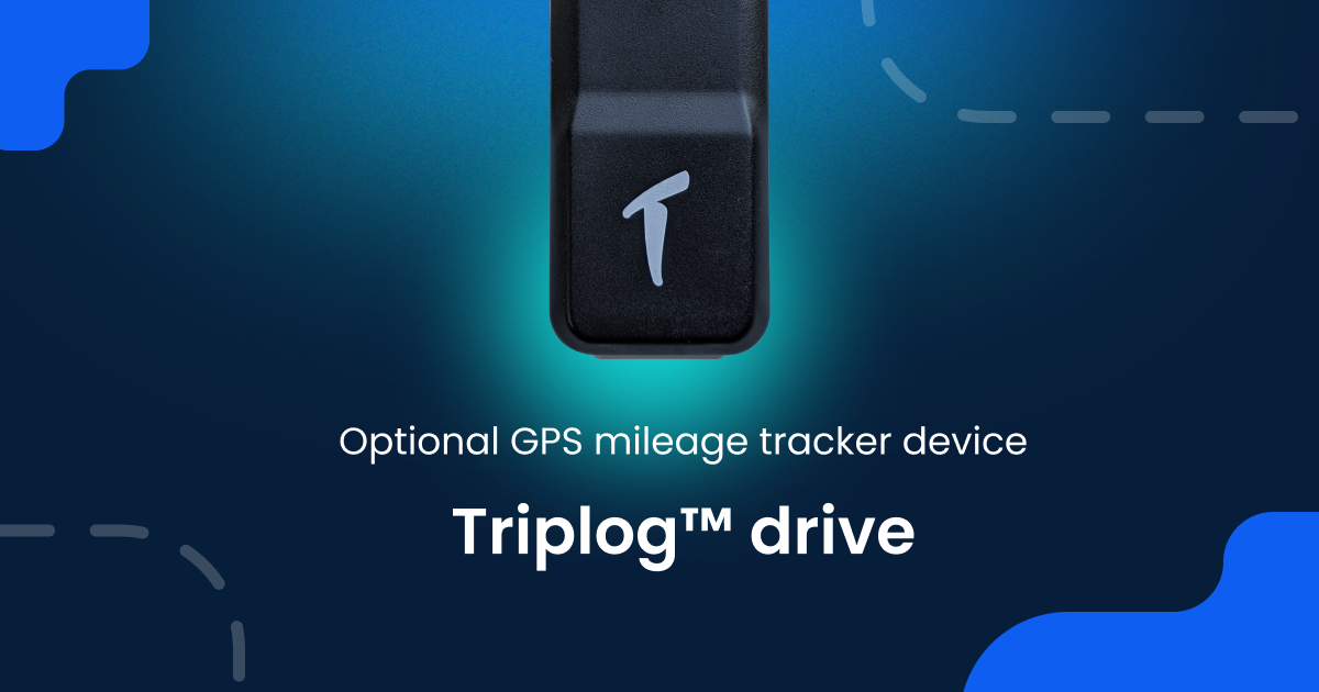Optional GPS Mileage Tracking Device - TripLog Drive™