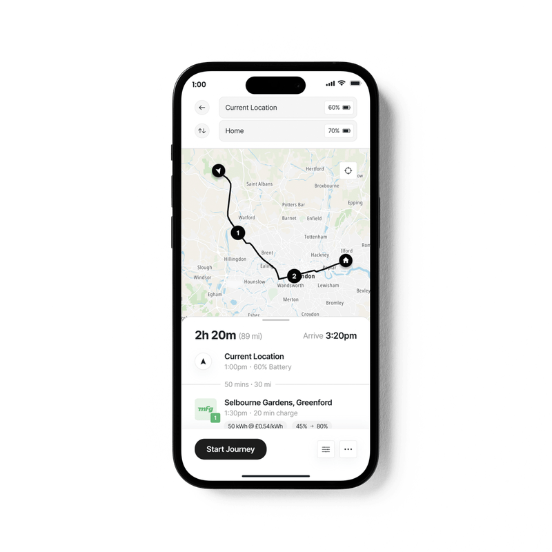 Plan Your Next Route - EV Infinity