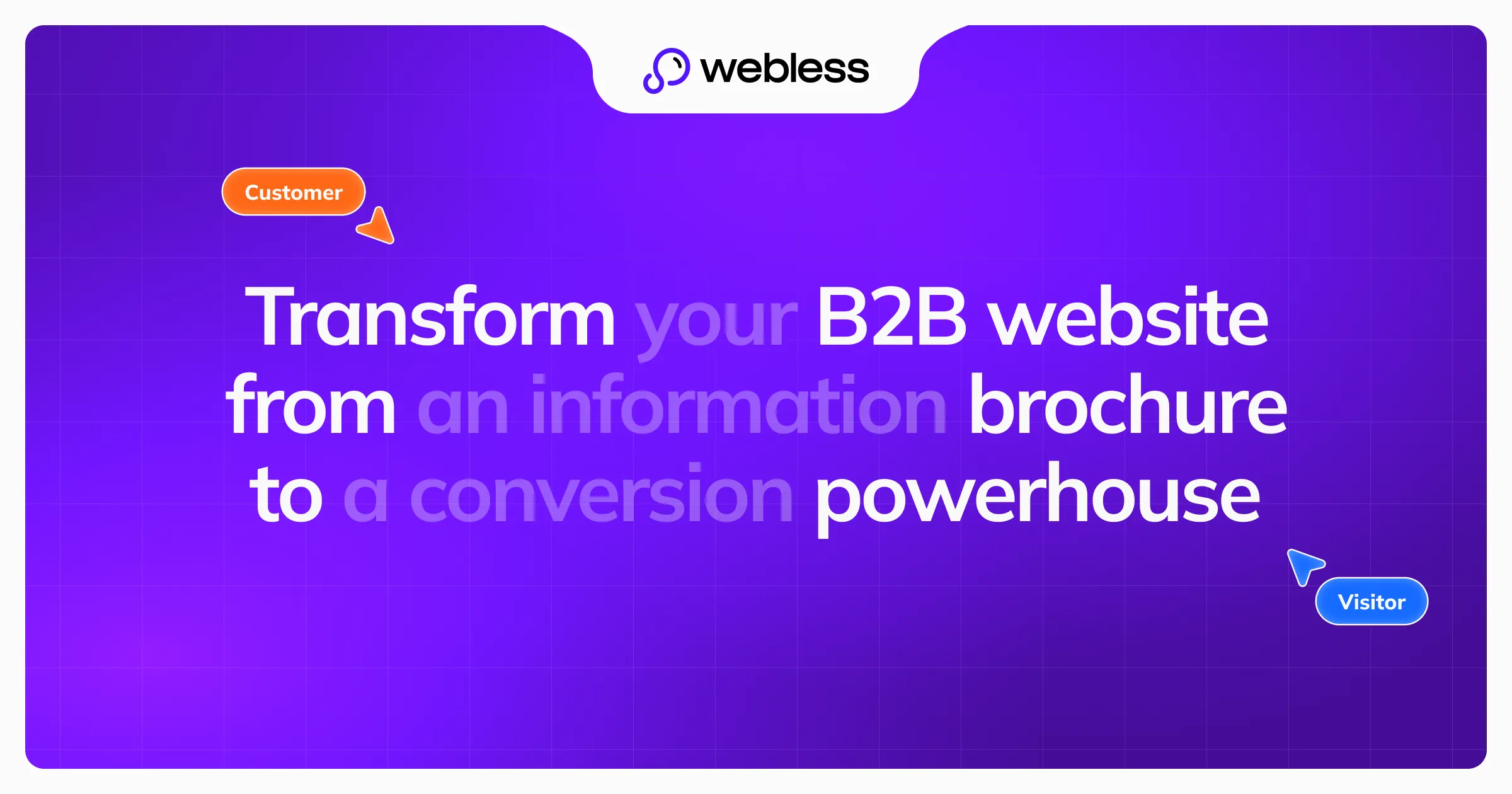 Webless – AI Search Engine for B2B Websites That Converts
