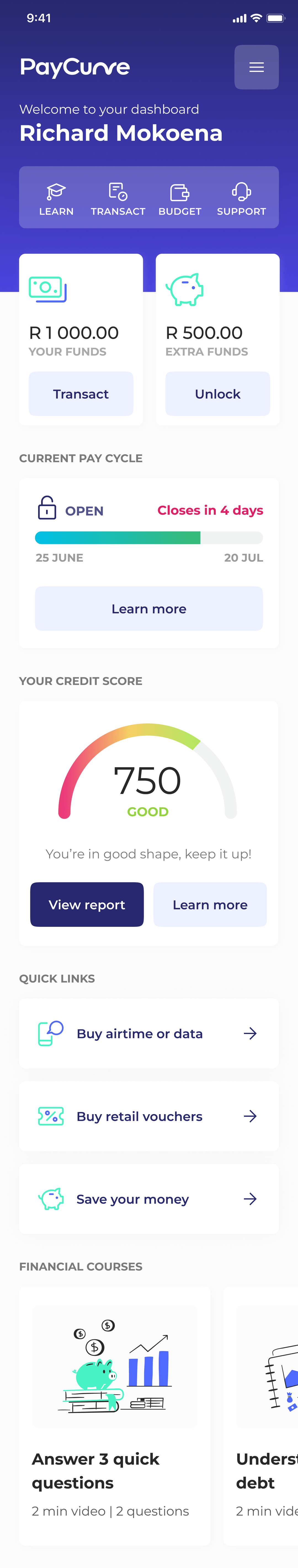 PayCurve: Earned wage access for employees