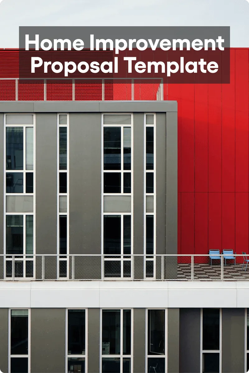 Home Improvement Proposal Template - Bonsai