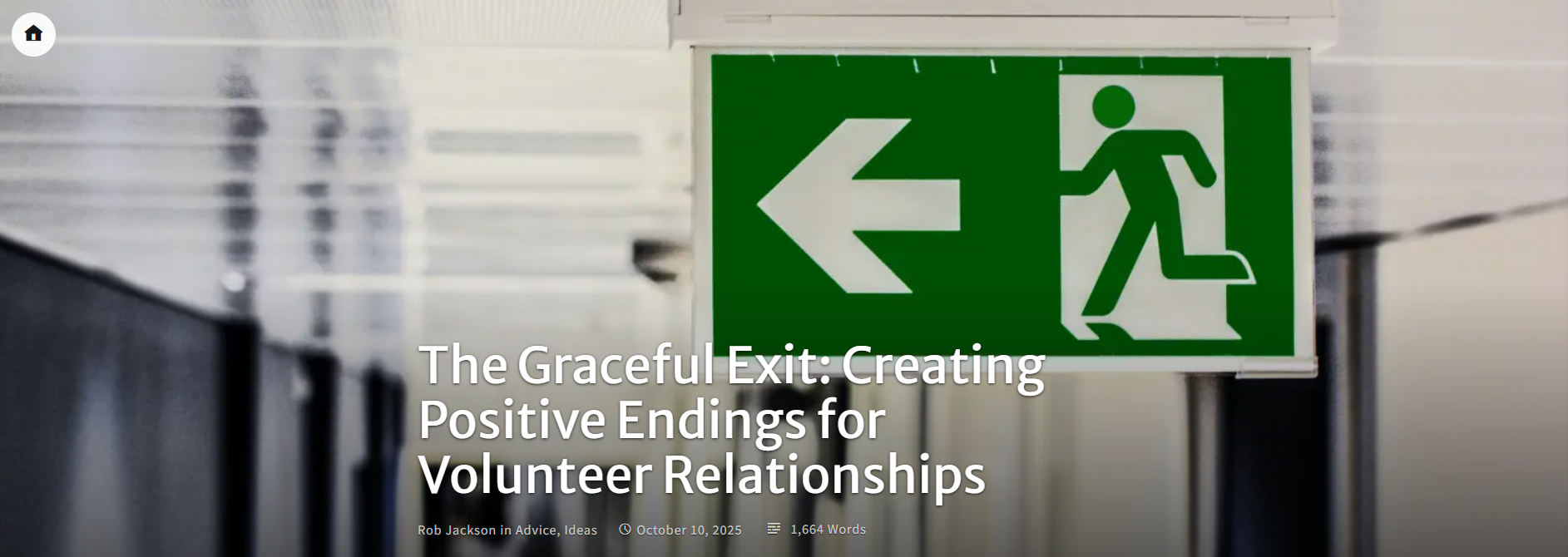 The Graceful Exit | Tūao Aotearoa Volunteering New Zealand