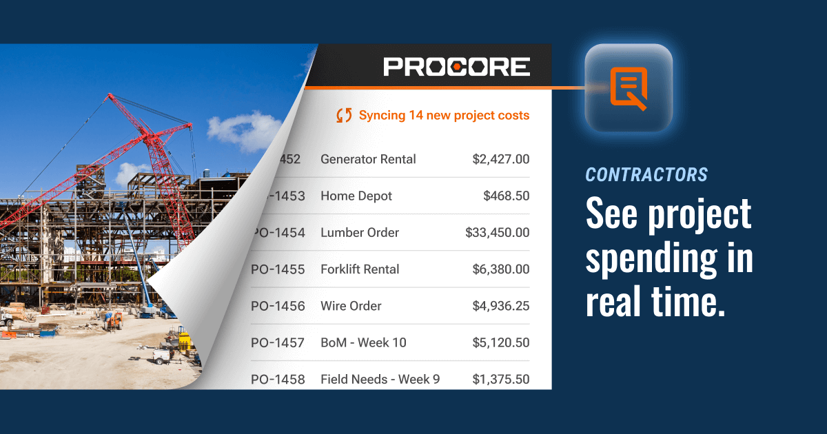 QuoteToMe: The Procore integration that tracks project spending in real time