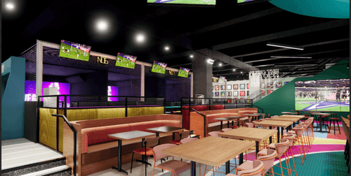 Interactive Soccer Bar | Grandscape Dallas