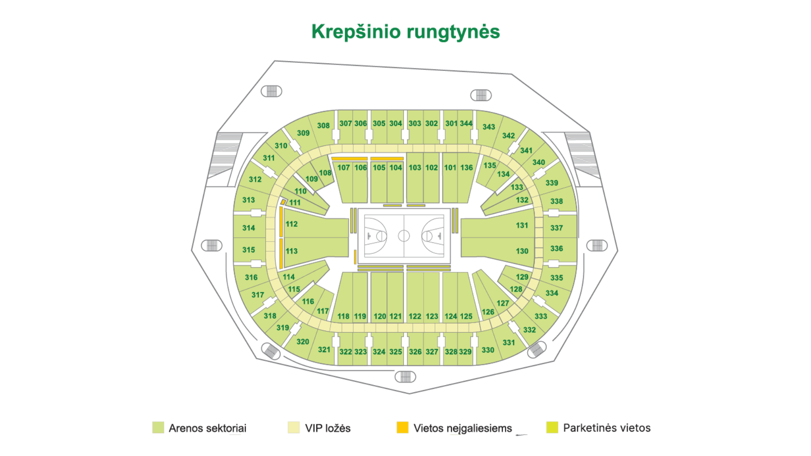 Arenos planai | Žalgirio arena