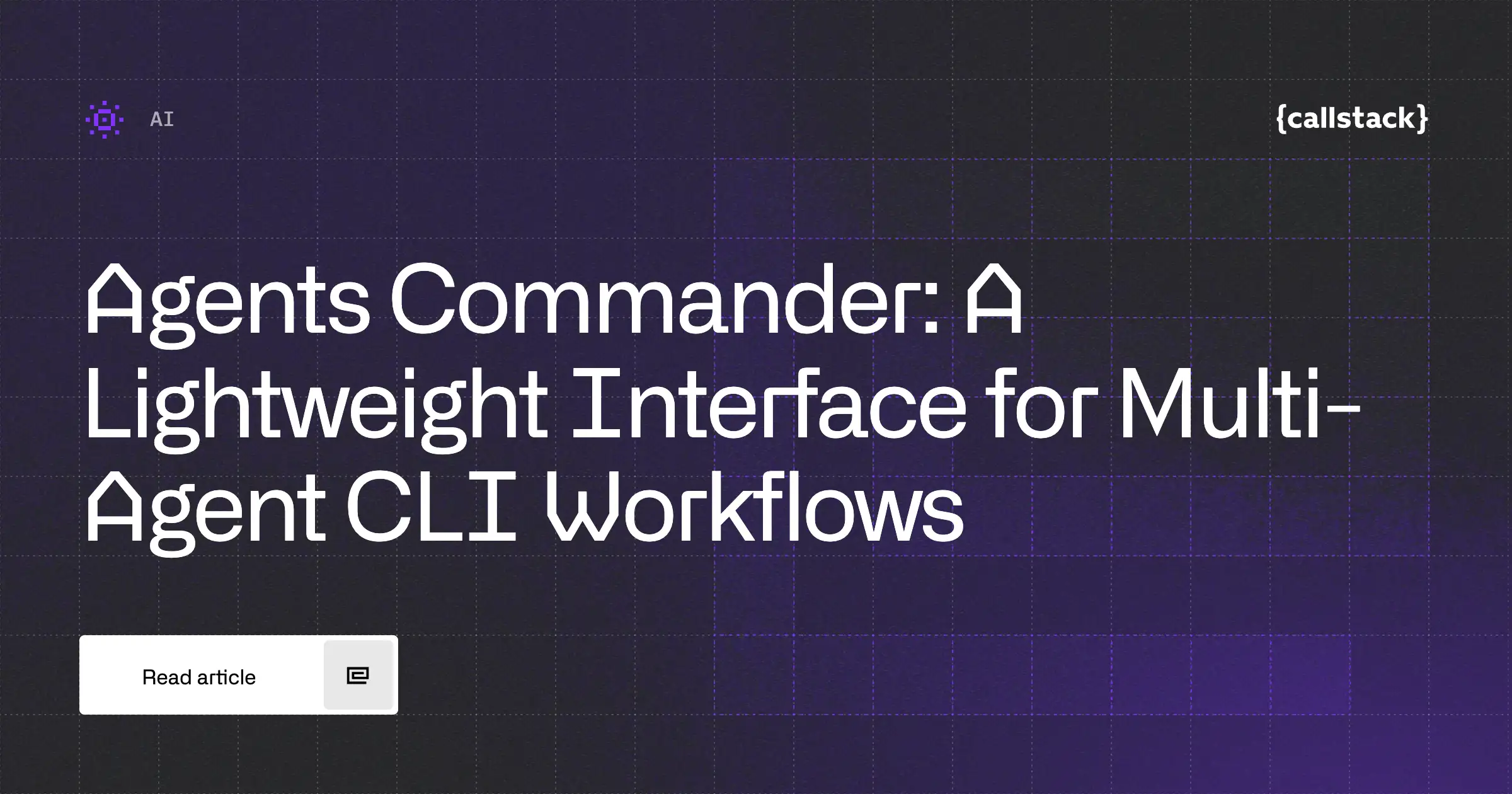 Agents Commander: A Lightweight Interface for Multi-Agent CLI Workflows