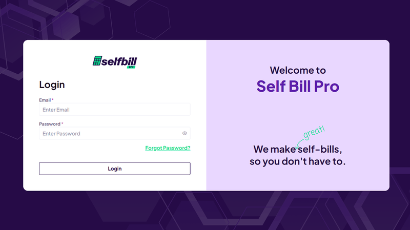 Self Bill Pro
