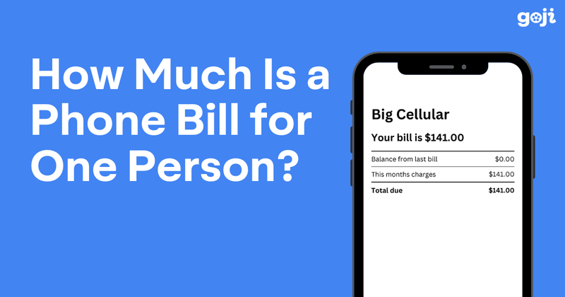 How Much Is a Typical Phone Bill for One Person?