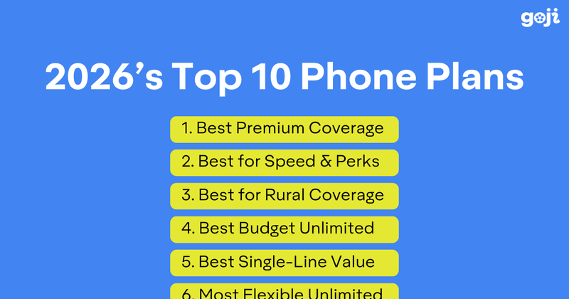 2026’s Top 10 Phone Plans Ranked by Coverage, Price & Data Speed