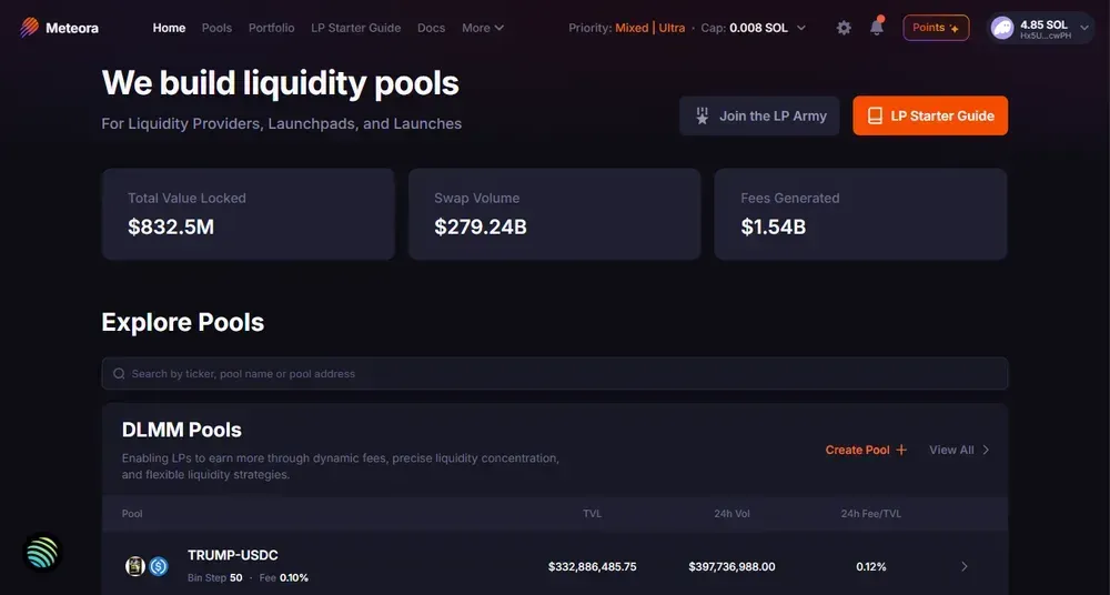 Meteora Explained: Solana DEX, Liquidity Pools & MET Token